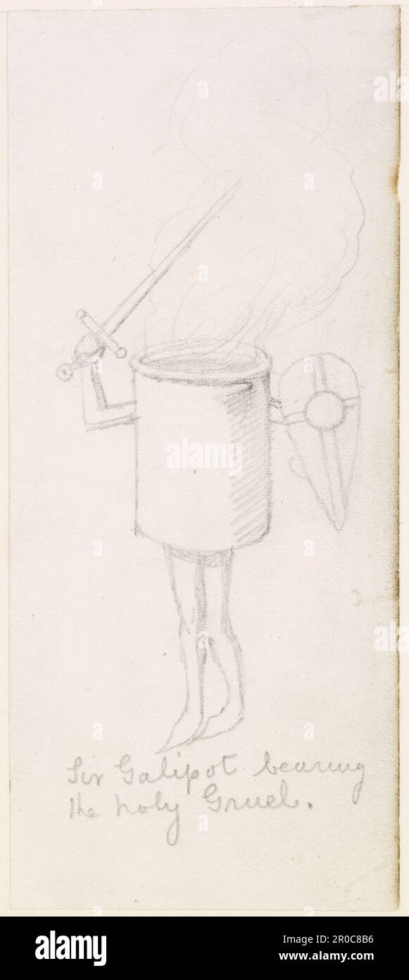 Sir Galipot Bearing the Holy Gruel, 1855-1859. Artist: Simeon Solomon ...