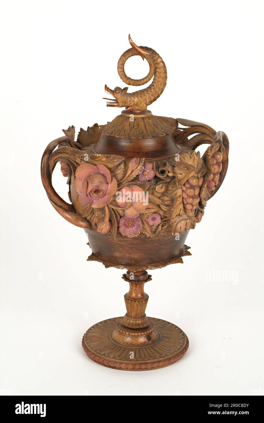 Standing Cup and Cover, 1800-1900. This is a well made example of an ...