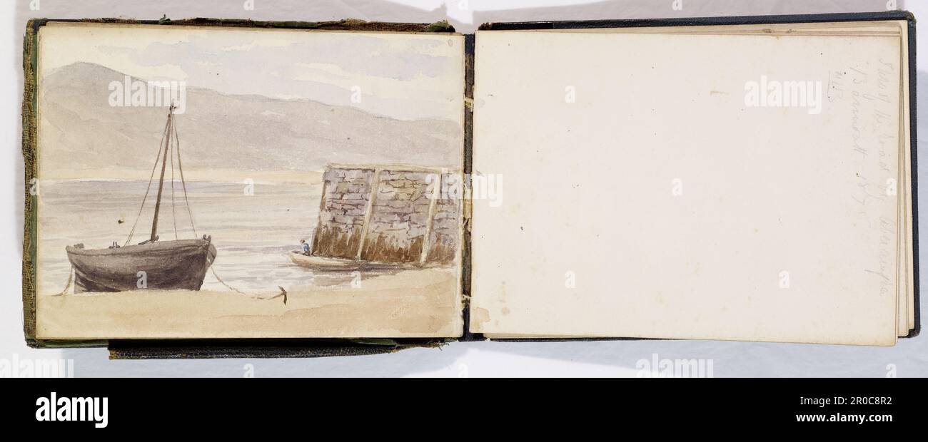 Sketchbook, watercolours, 1875-1877. Myra Louisa Bunce (1854-1919 ...