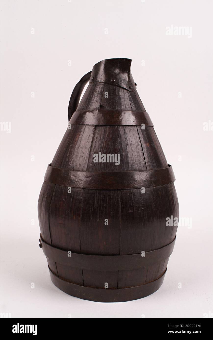 Coopered Jug, 1750-1800. Pinto Collection - Purchased from Edward H ...