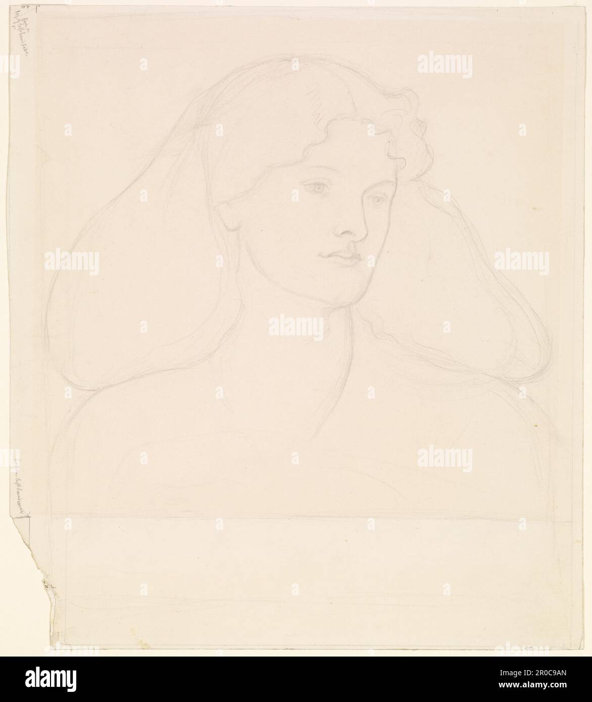 Portrait of Annie Miller, 1860. Dante Gabriel Rossetti Stock Photo - Alamy