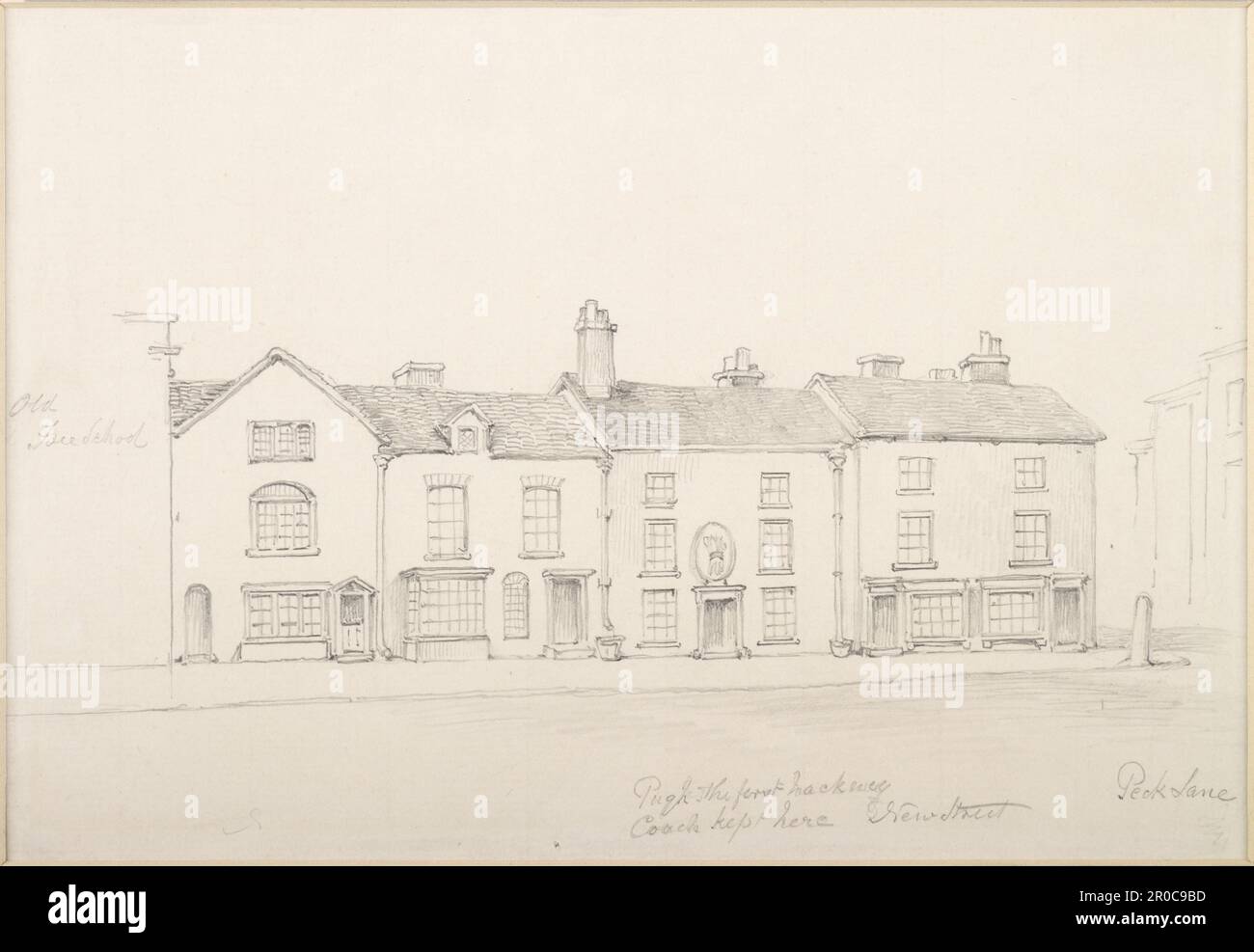 Pencil drawing wheatsheaf inn hi-res stock photography and images - Alamy