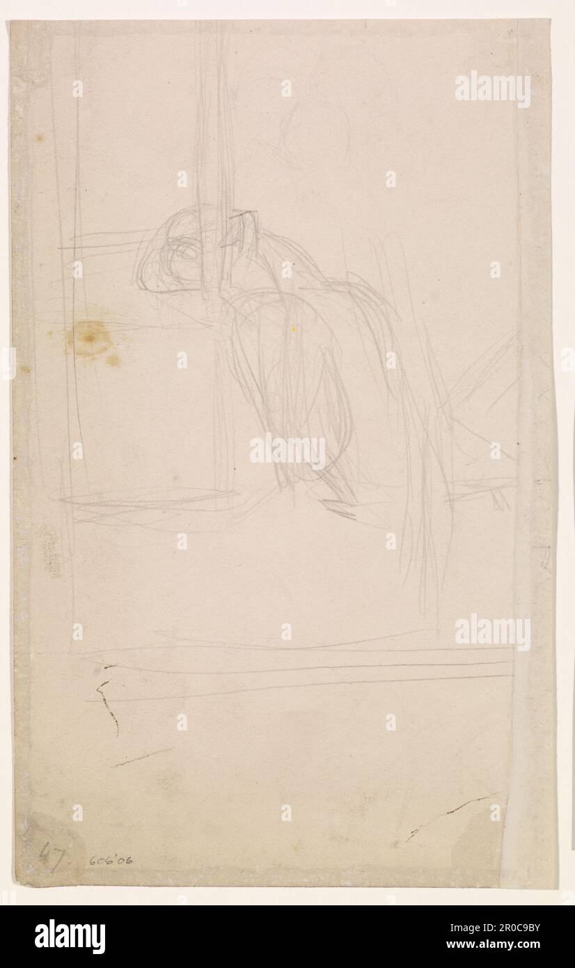 [Verso - Reverse]. Sketch of Ornament Design, 1850-90. Artist: John ...