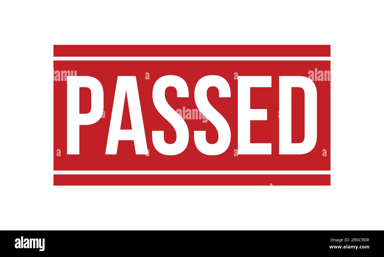 Passed Rubber Stamp Seal Vector Stock Vector Image & Art - Alamy