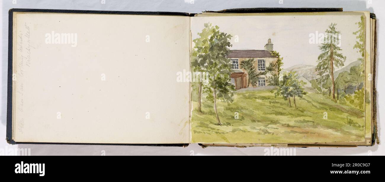 Sketchbook, watercolours, 1875-1877. Myra Louisa Bunce (1854-1919 ...