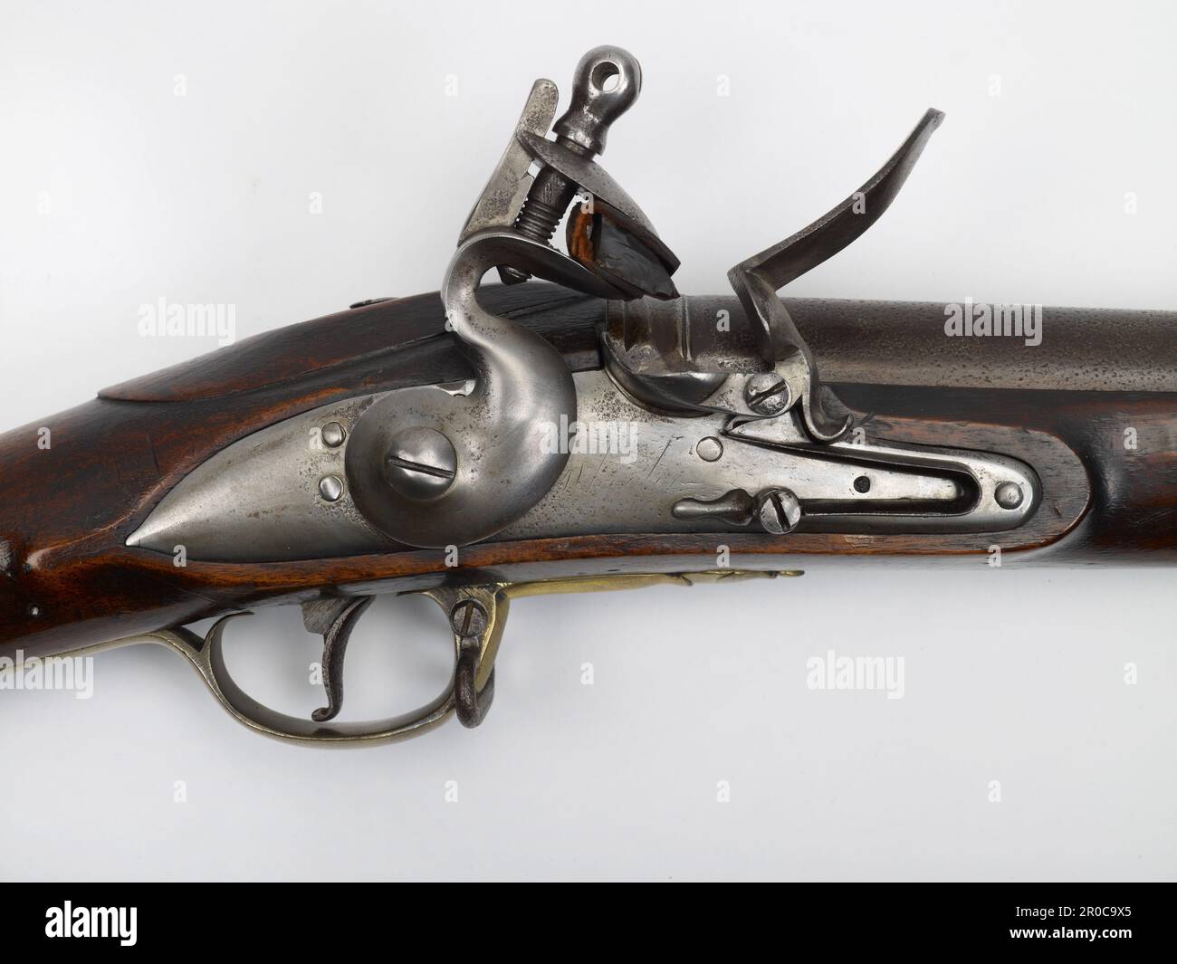 Brown Bess Flintlock Musket, c. 1790. Maker: Robert Wheeler Stock Photo ...
