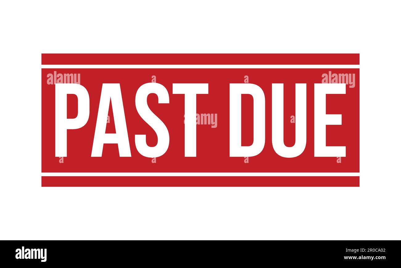 Past due word Stock Vector Images - Alamy