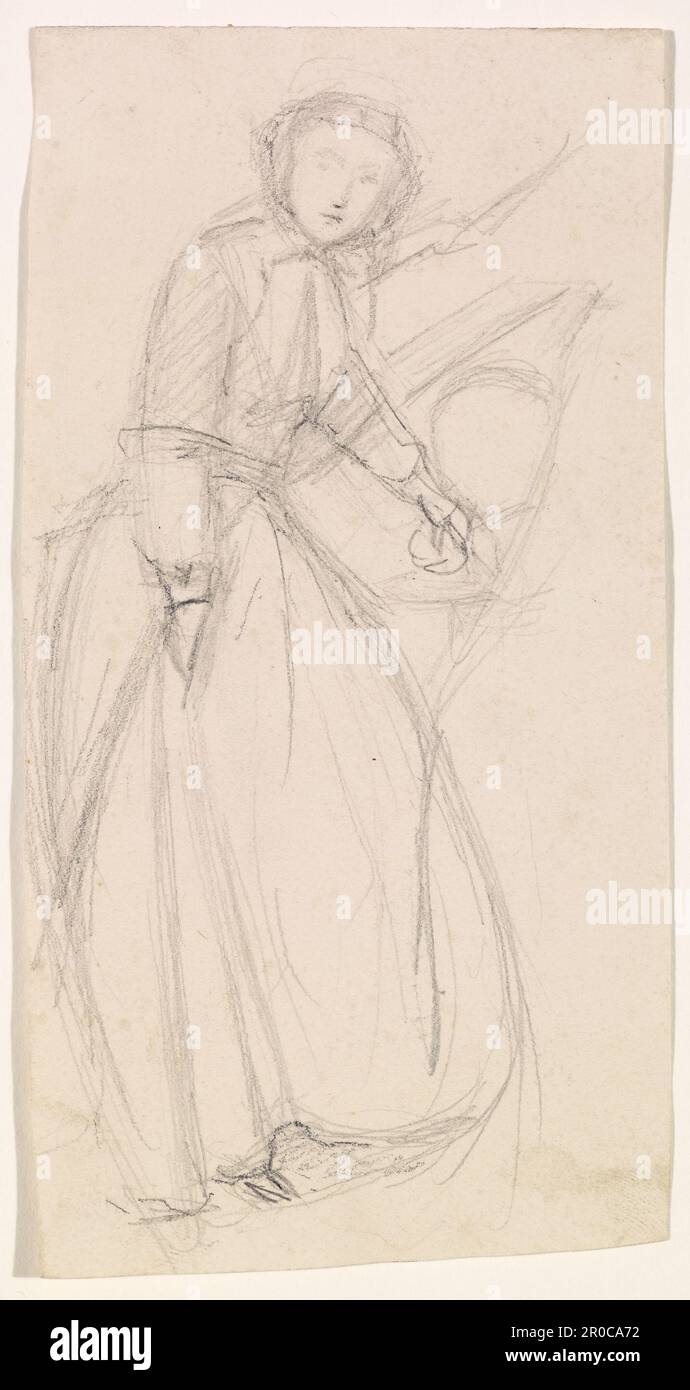 [Recto- front]. The Proscribed Royalist 1651 - Puritan Girl visiting ...