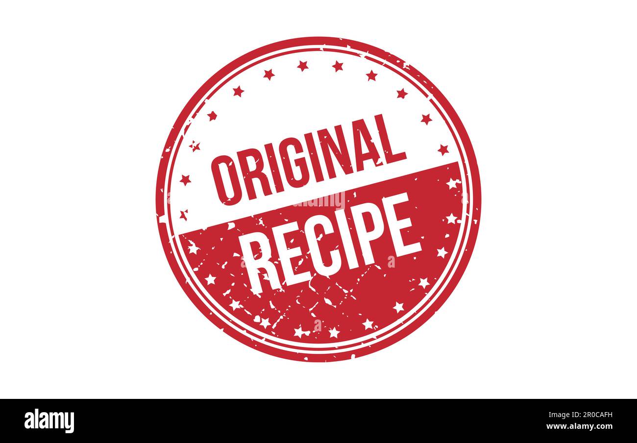 Original Recipe Stamp Seal Vector Illustration Stock Vector Image & Art ...