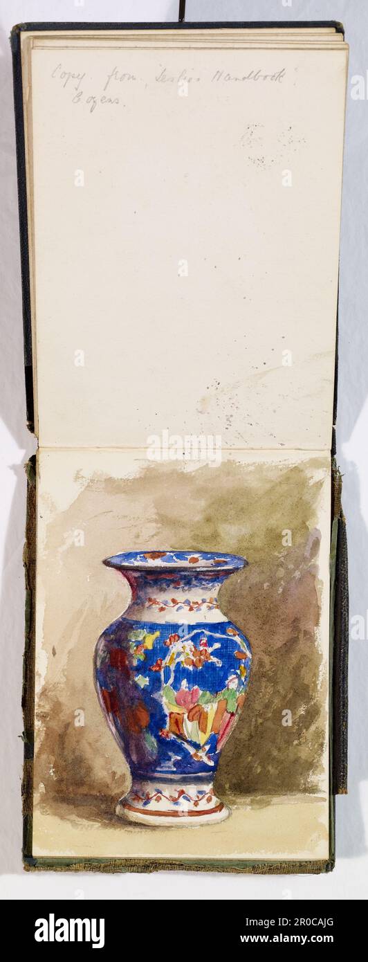 Sketchbook, watercolours, 1875-1877. Myra Louisa Bunce (1854-1919 ...