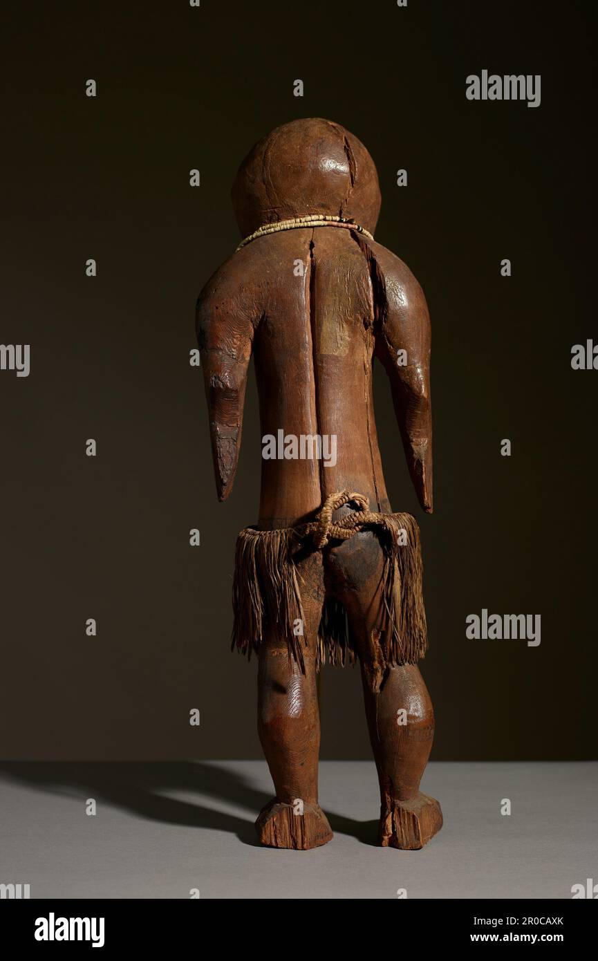 Female Ancestor Figure - Matakau, Mid to Late 19th Century. Carved wood ...