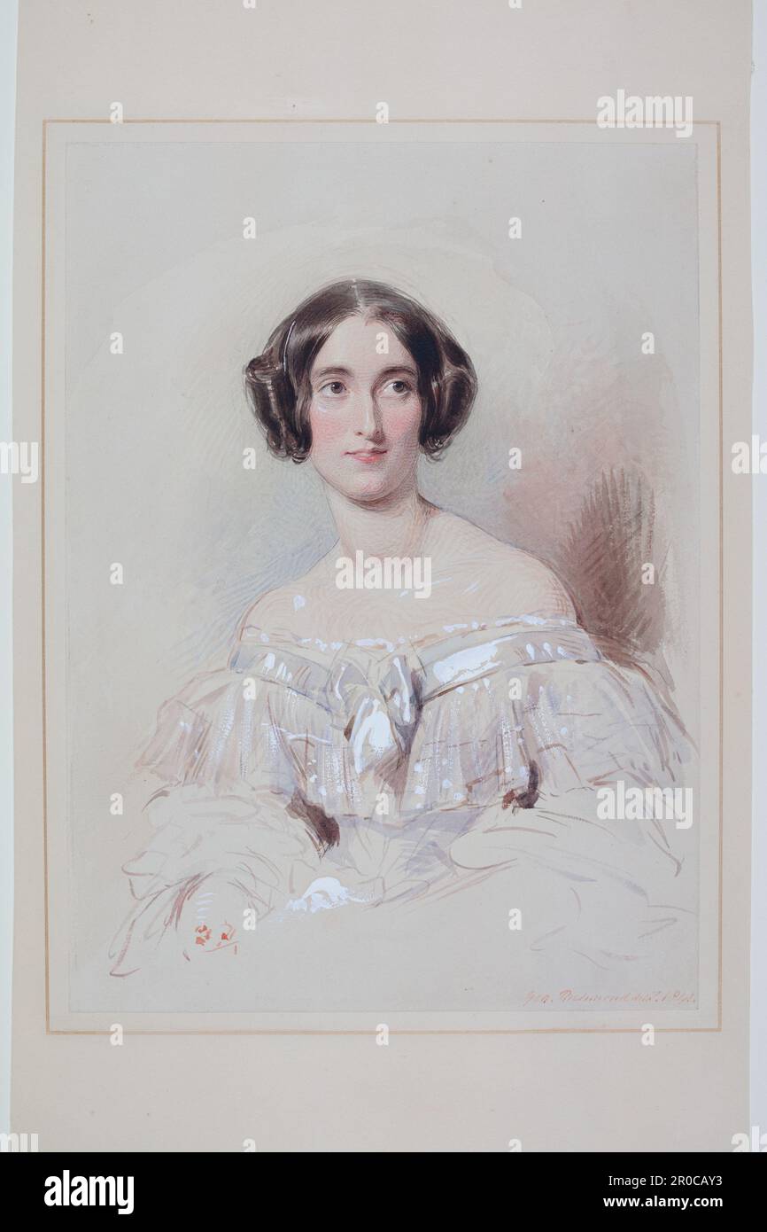 Portrait of Frances Eliza Cartwright (Mrs Matthew Piers Watt Boulton ...