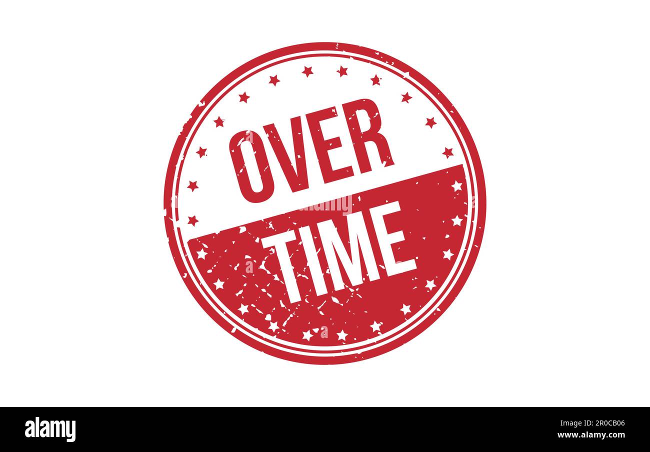 Over time rubber stamp hi-res stock photography and images - Alamy