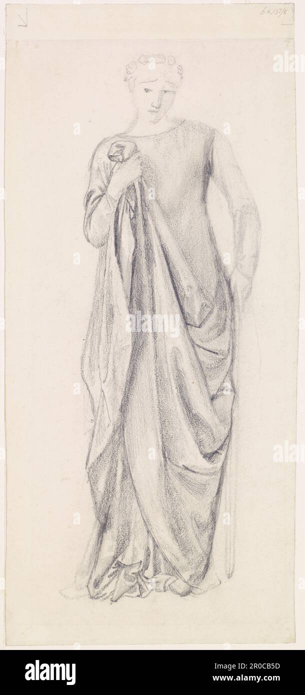 Chaucer's 'Legend of Good Women' - Drapery Study for Figure of Lucretia ...