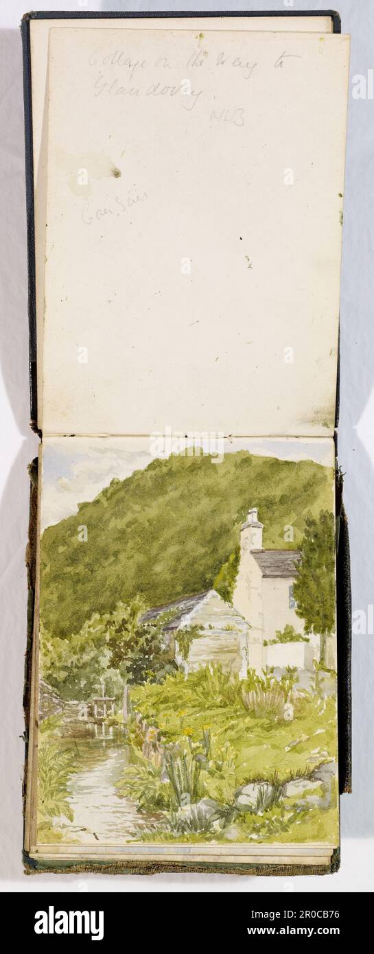 Sketchbook, watercolours, 1875-1877. Myra Louisa Bunce (1854-1919 ...