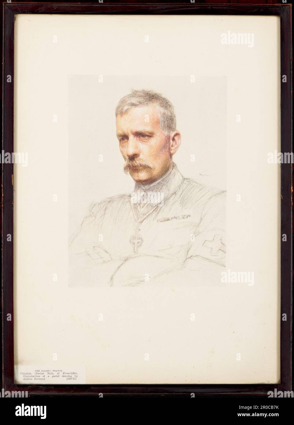 The Allies: France: Chaplain. Eugene Burnand (d.1921). Pastor Nick of ...