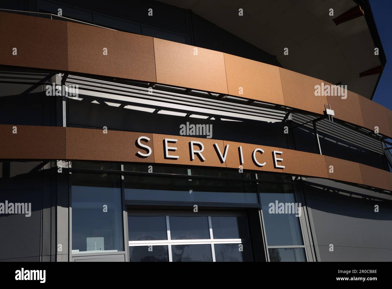 Tesla car dealership and service, Örebro, Sweden Stock Photo - Alamy