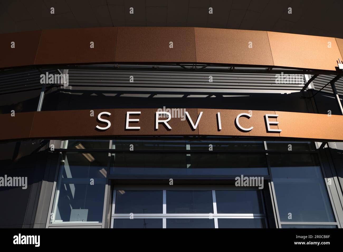 Tesla car dealership and service, Örebro, Sweden Stock Photo - Alamy