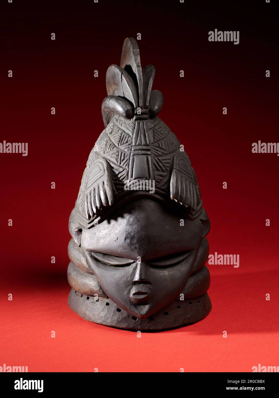 Sande Society Mask - Sowei. Mende people, Sierra Leone, Western Africa ...