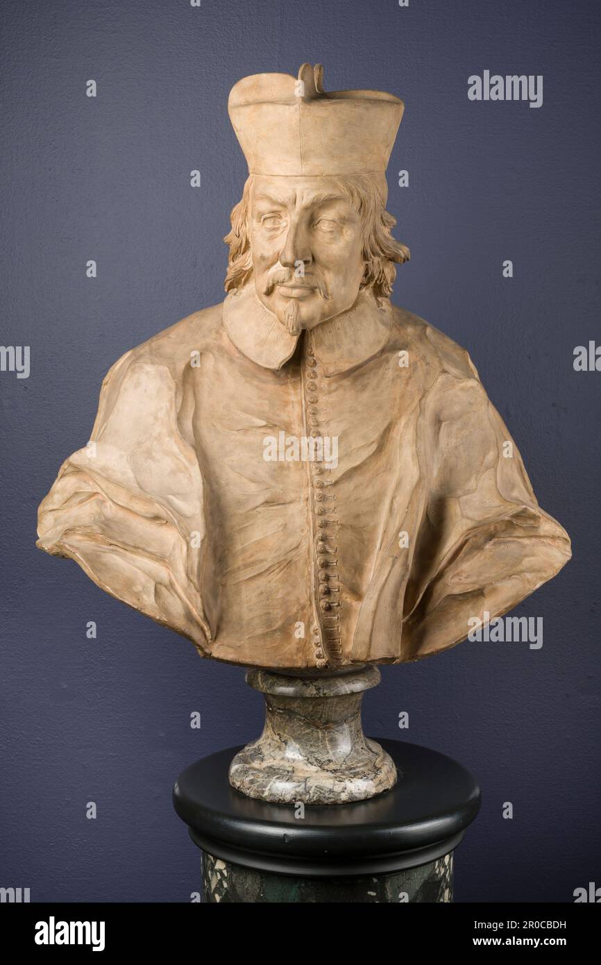 Cardinal Mattei (d.1687), 1687. Terracotta Sculpture. Sculptor: Lorenzo ...