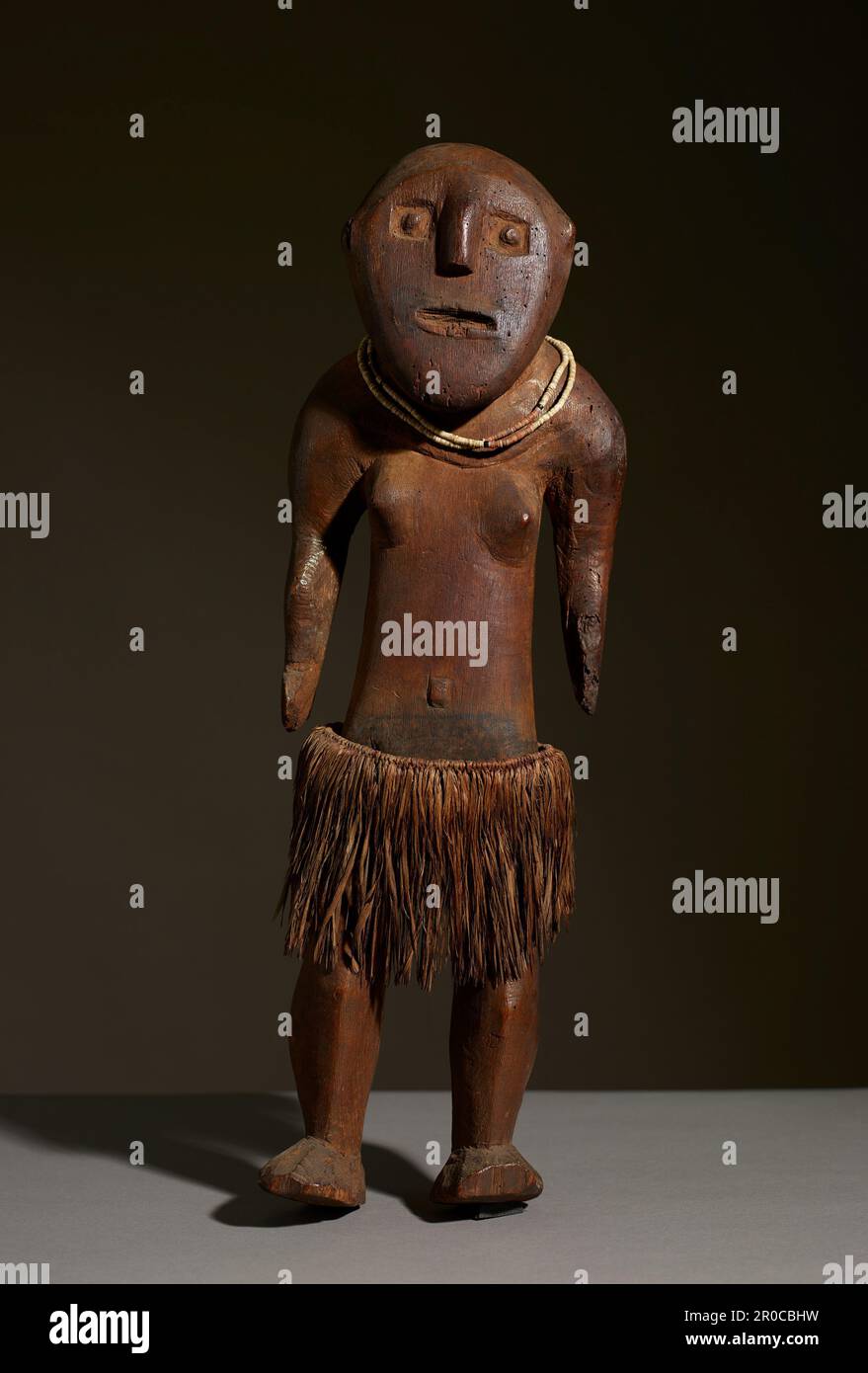 Female Ancestor Figure - Matakau, Mid to Late 19th Century. Carved wood ...