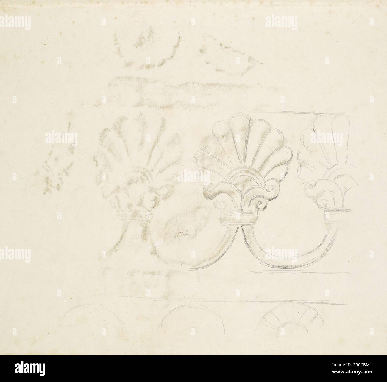 Frieze designs of Rosette, Lotus Leaves and Anthemia, 1893-1900. Artist ...