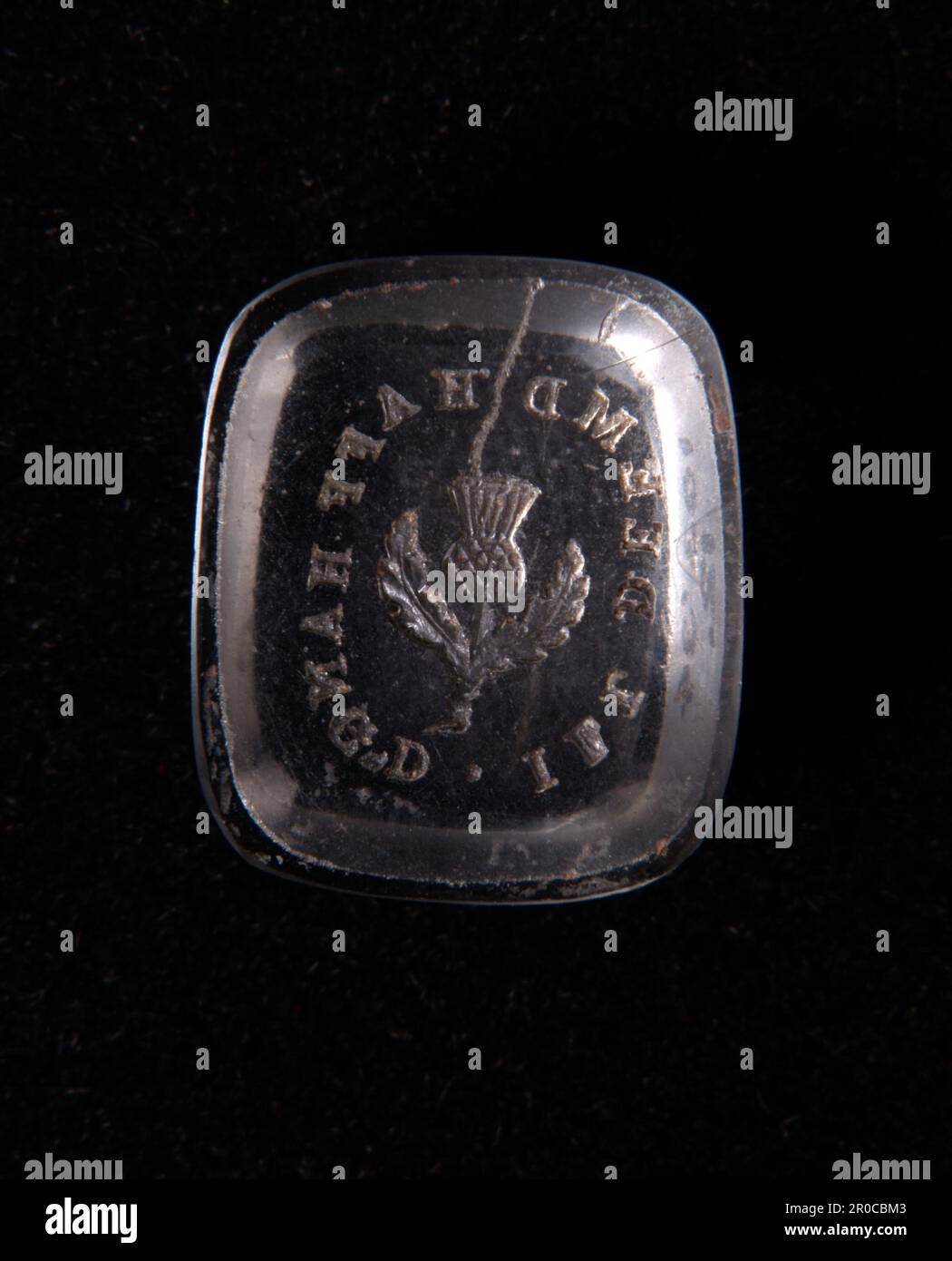 Glass Signet Matrix - Seal Matrix, 1750-1800. Possibly made in ...