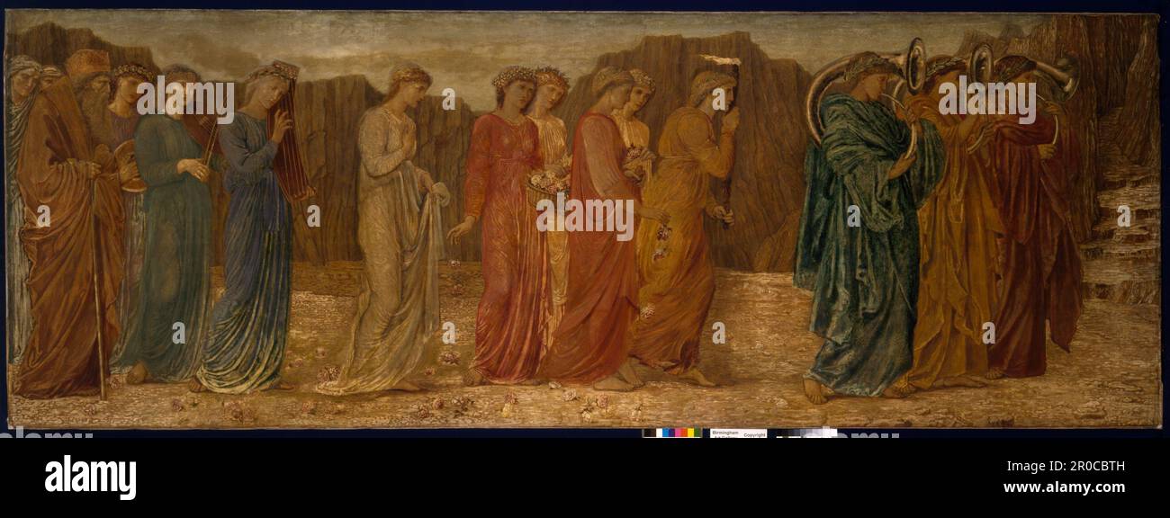 Cupid and Psyche - Palace Green Murals - The King and other Mourners ...