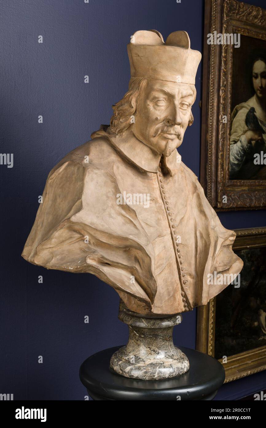 Cardinal Mattei (d.1687), 1687. Terracotta Sculpture. Sculptor: Lorenzo ...