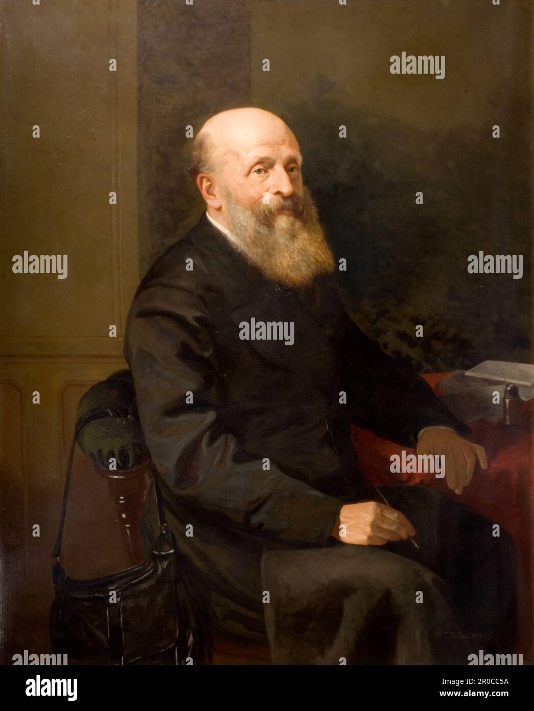 Portrait of John Birt Davies, 1873. Artist: William Thomas Roden. John ...