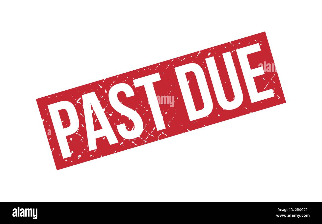 Past due word Stock Vector Images - Alamy