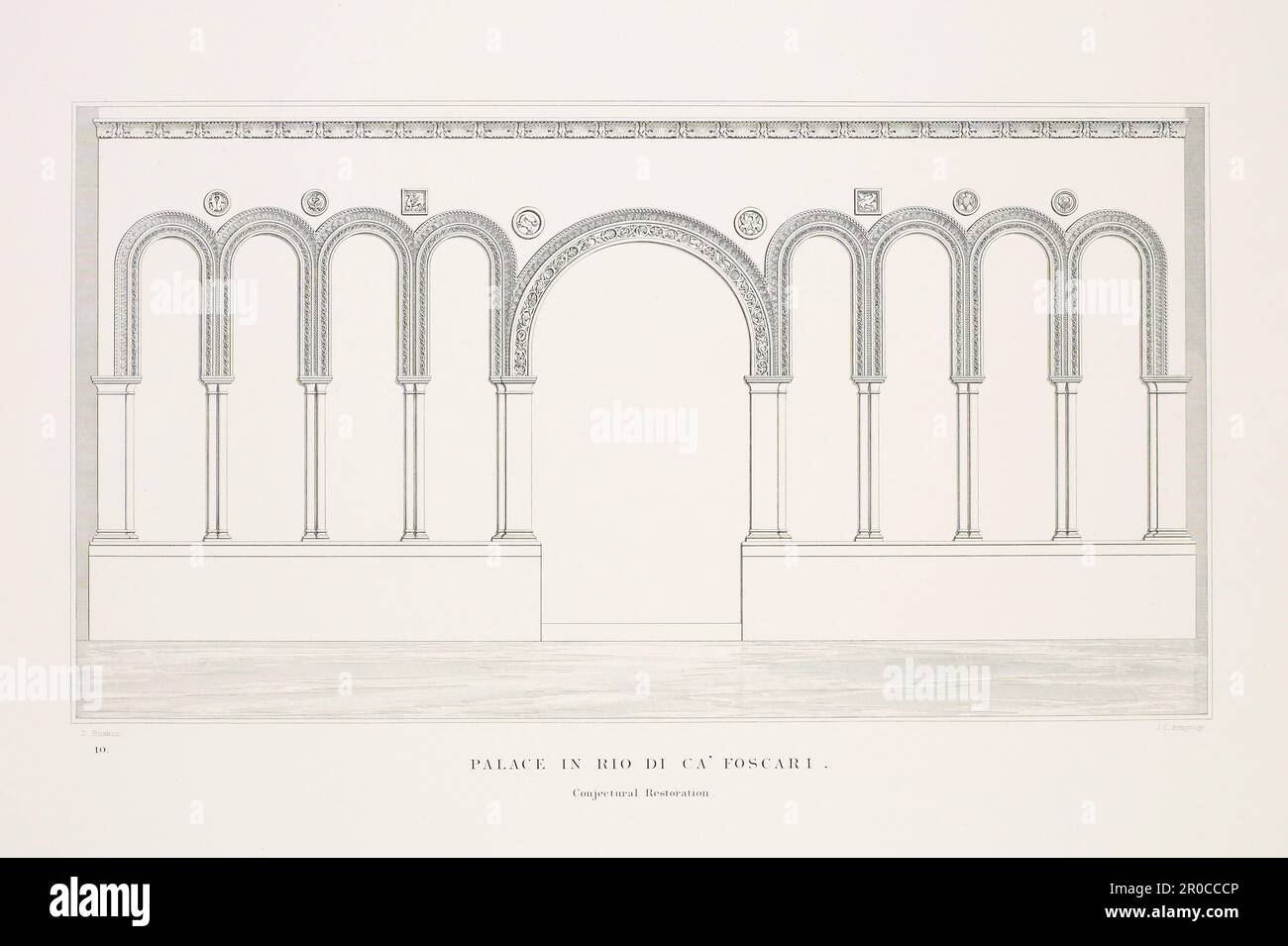 Examples of Architecture of Venice - Palace in Rio di Ca' Foscari ...