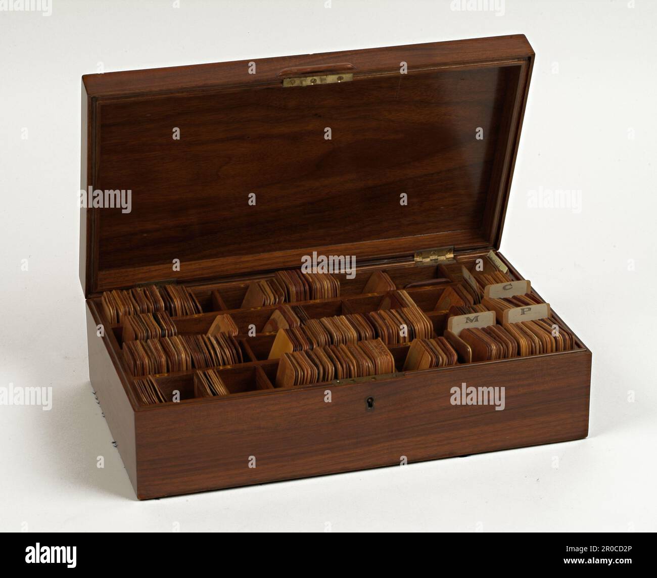 Box of Wood Samples, 1900-50. This beautifully made rosewood box ...
