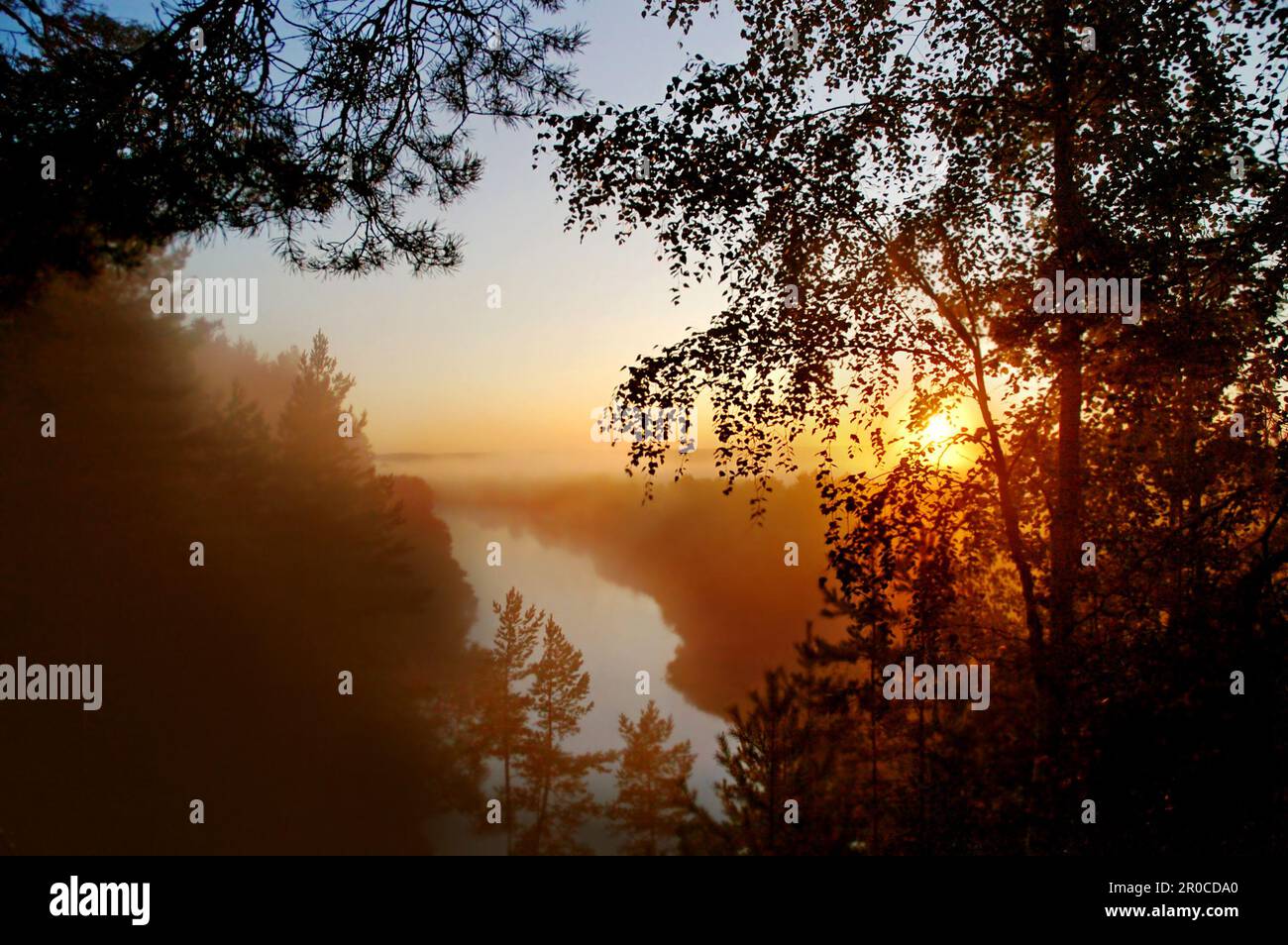 Rising mist stream river hi-res stock photography and images - Alamy