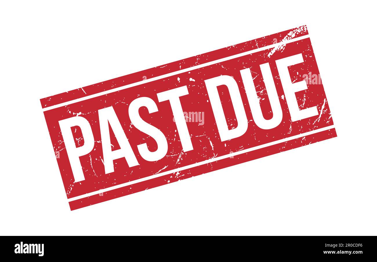 Past due word Stock Vector Images - Alamy