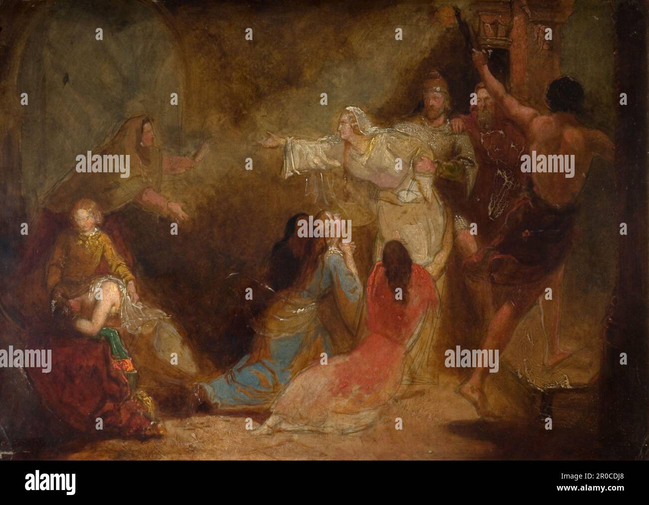 Elgiva seized by order of archbishop odo hi-res stock photography and ...