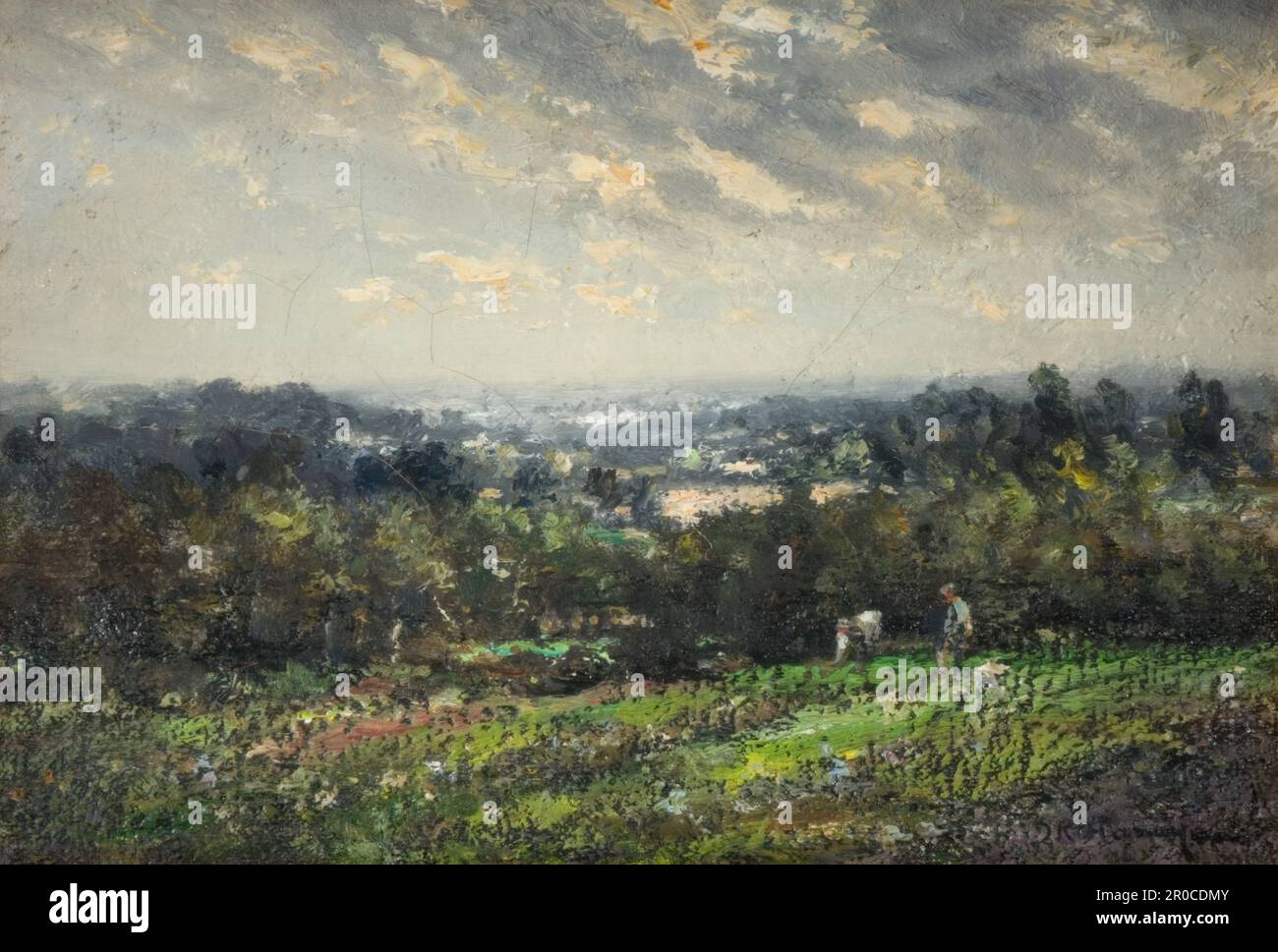 Landscape with a Distant View, 1930. By John Rabone Harvey (d.1933 ...