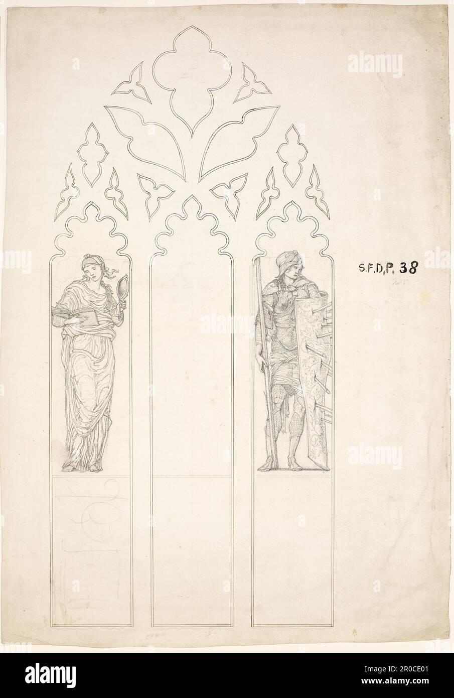 Prudence and Fortitude, 1873-75. Sir Edward Burne-Jones Stock Photo - Alamy