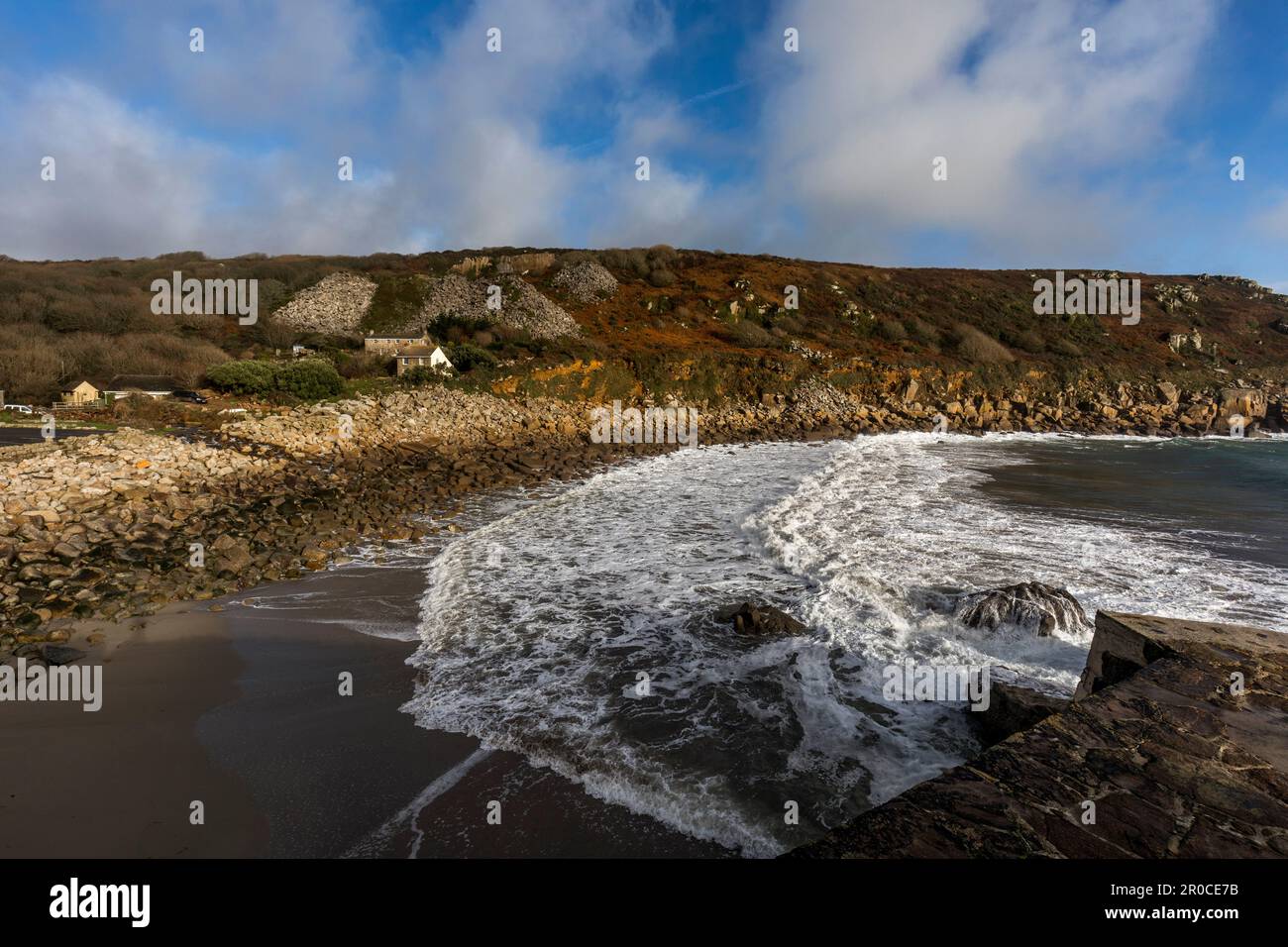 Lamorna Cove; Cornwall; UK Stock Photo - Alamy