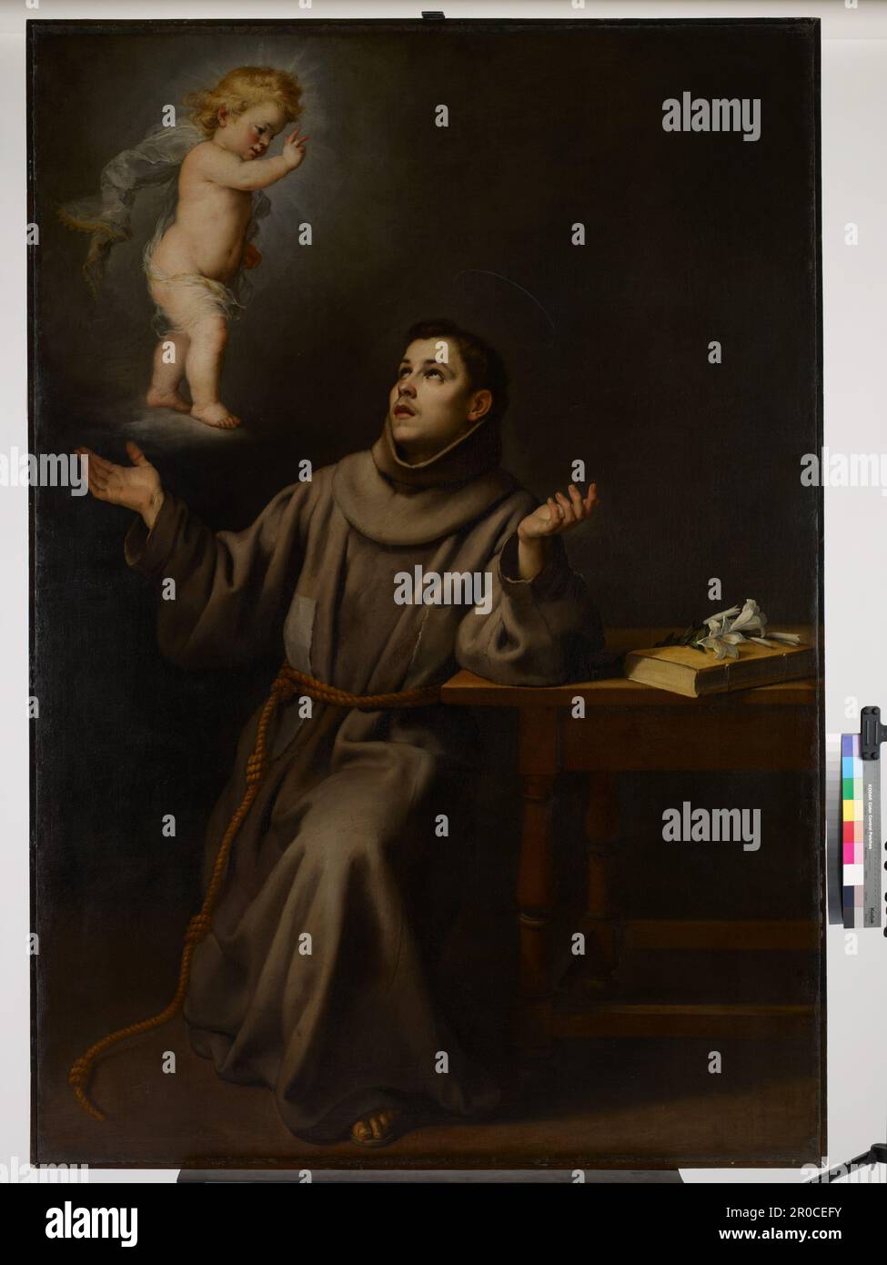 The Vision of St Anthony of Padua, 1652. By Bartolome Esteban Murillo Stock Photo - Alamy