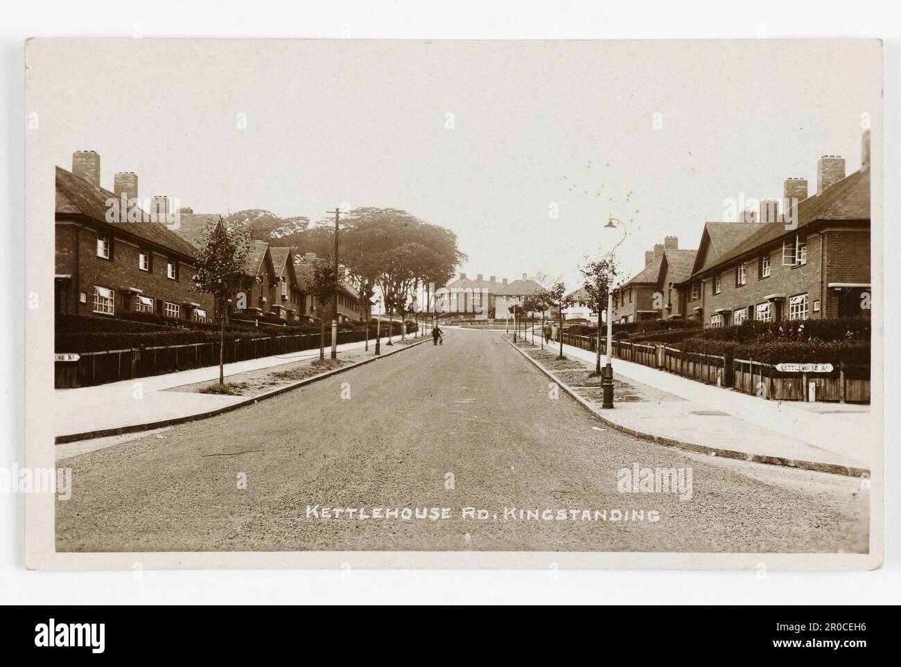 Postcard - Kettlehouse Road, Kingstanding, Birmingham. Topographical ...