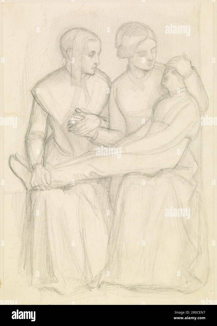 Design for an unknown Subject, 1852. Artist: Dante Gabriel Rossetti ...