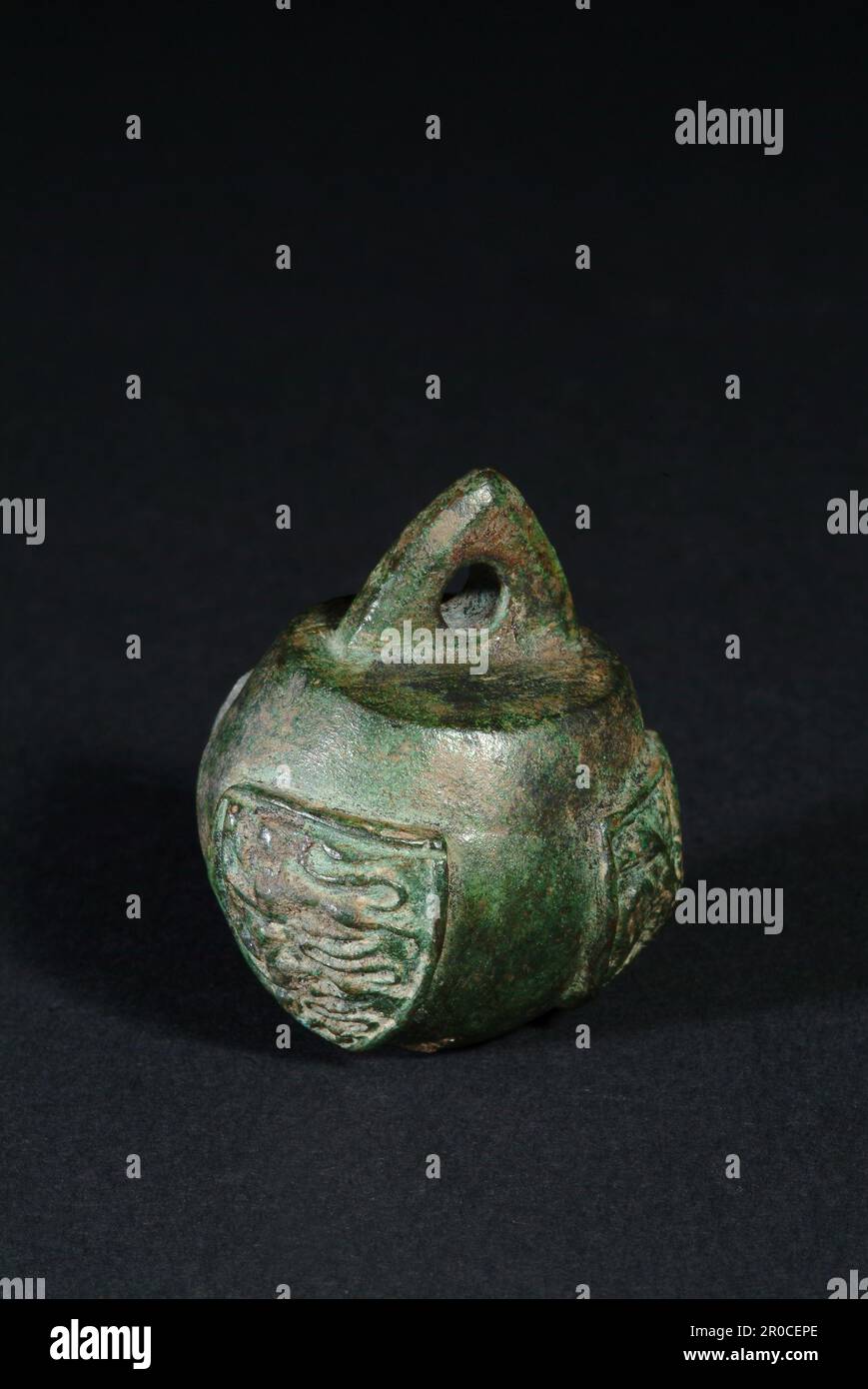 Steelyard Weight with heraldic decoration. Used on a steelyard balance ...