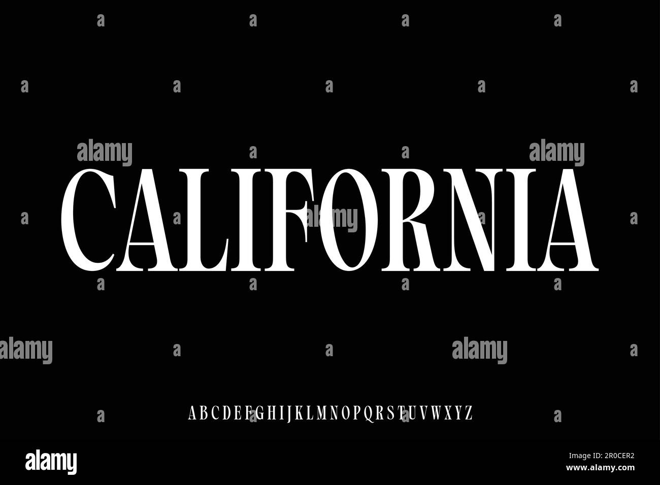 Luxury serif condensed font vector Stock Vector Image & Art - Alamy