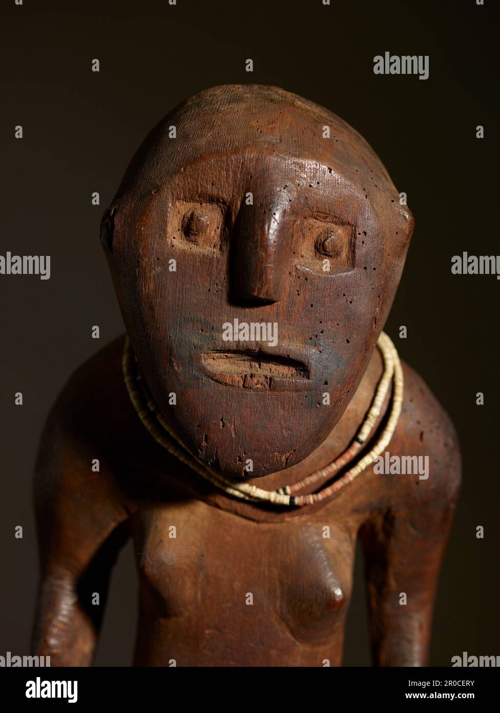Female Ancestor Figure - Matakau, Mid to Late 19th Century. Carved wood ...