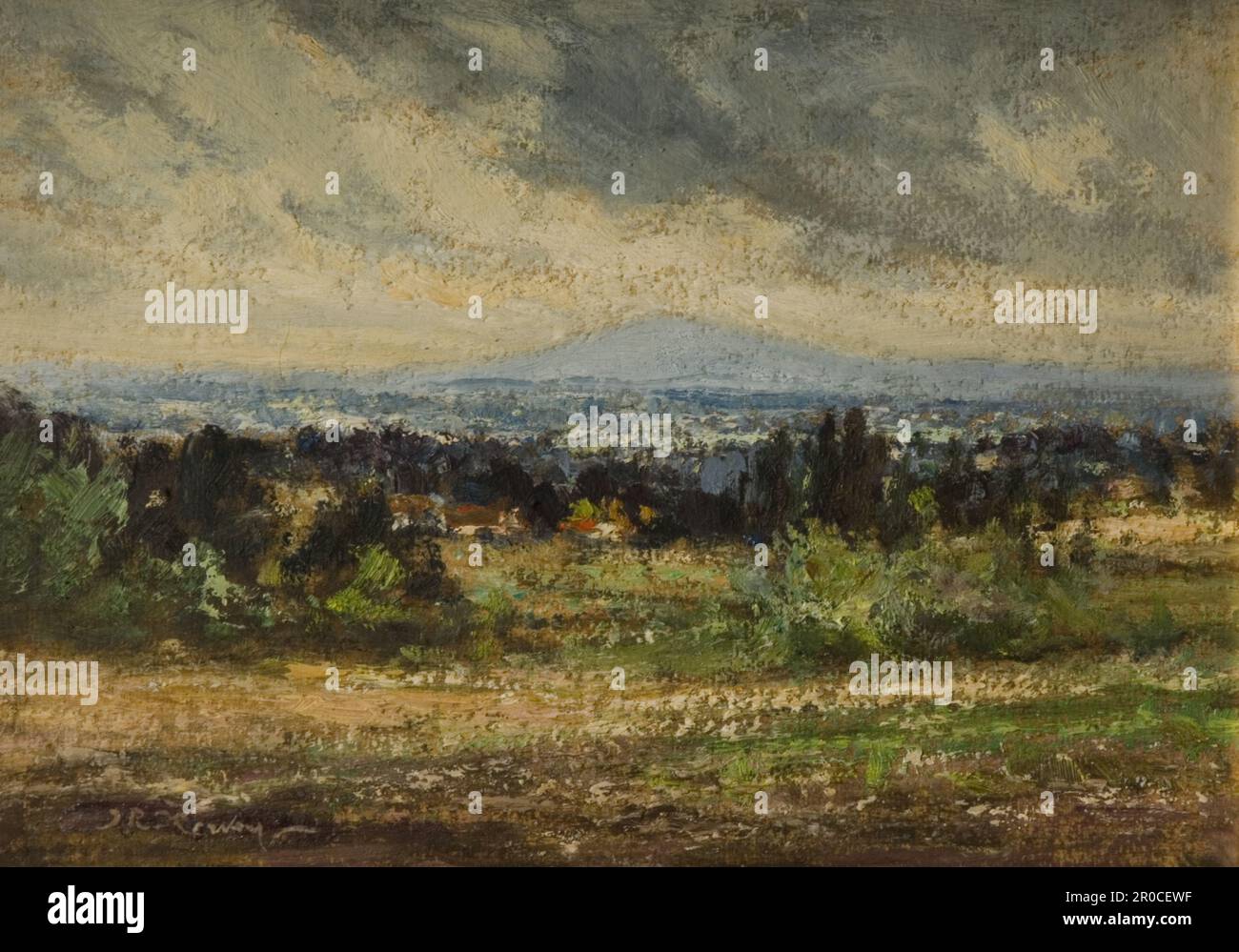 A Scene In Surrey, 1930. By John Rabone Henry (d.1933 Stock Photo - Alamy