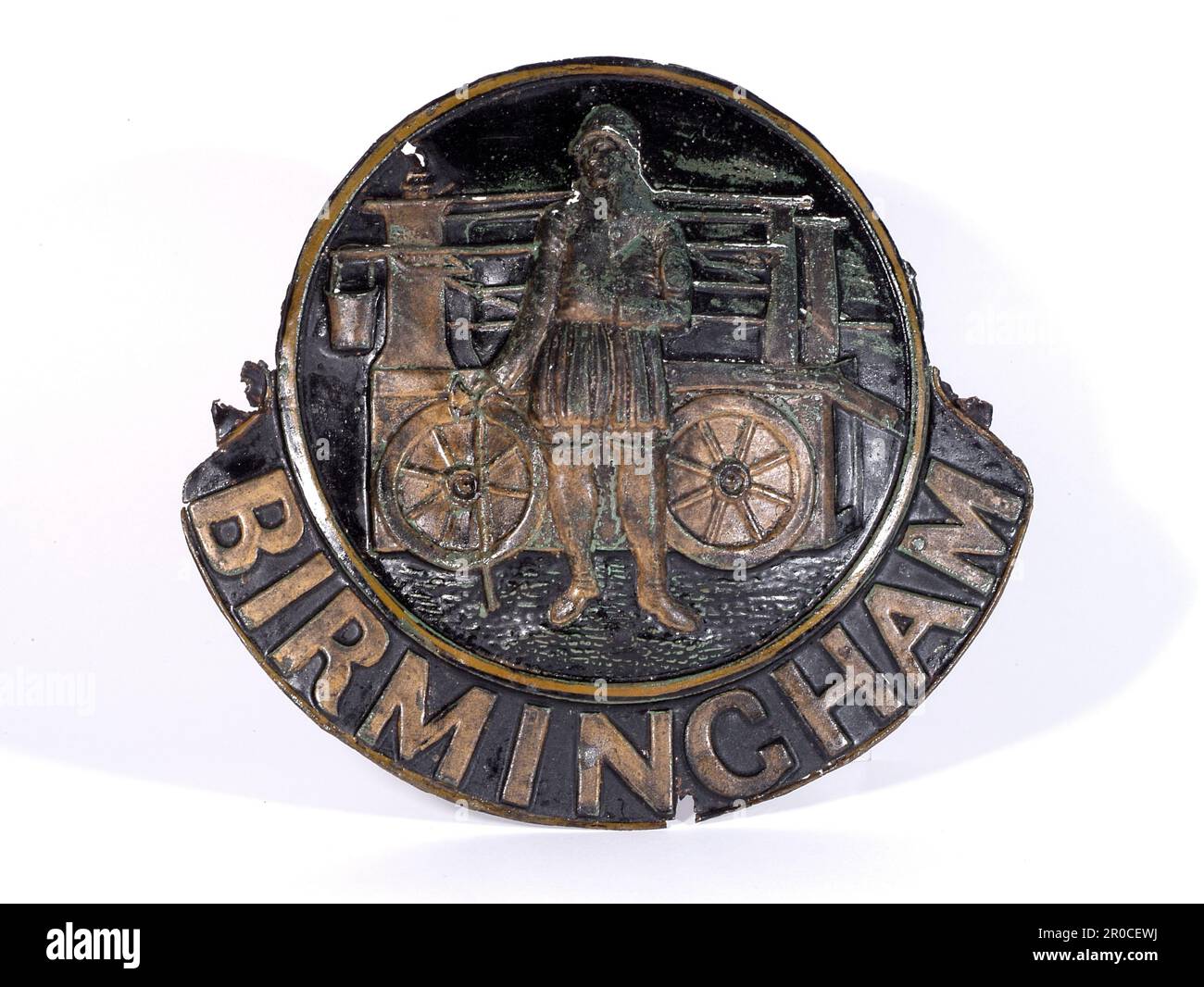 Fire Mark, 1805-1830.. Metal fire insurance mark or plaque affixed to ...