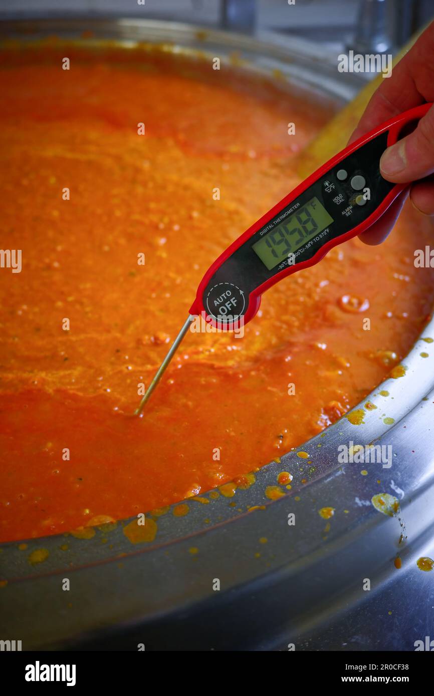 Heating and cooking equipment in food industry hi-res stock photography ...