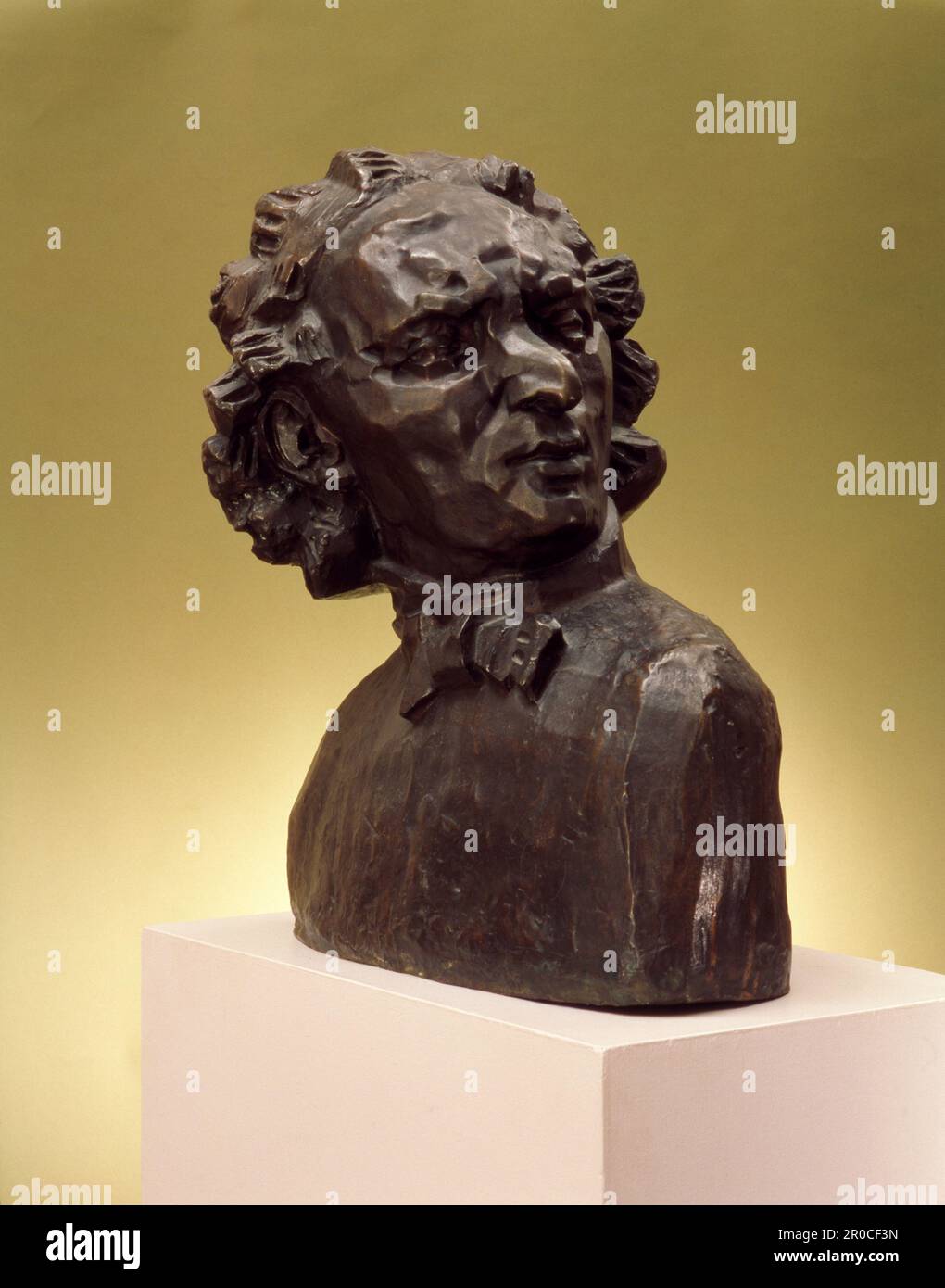 Alfred Wolmark, 1913. Sculptor: Henri Gaudier Brzeska (d. 1915 ...