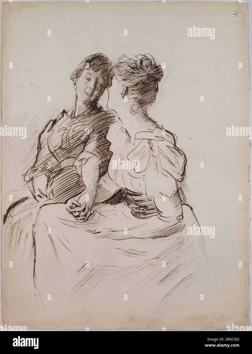 Portrait of Mrs Barnard and Miss Williams, 1856-1925. John Singer ...